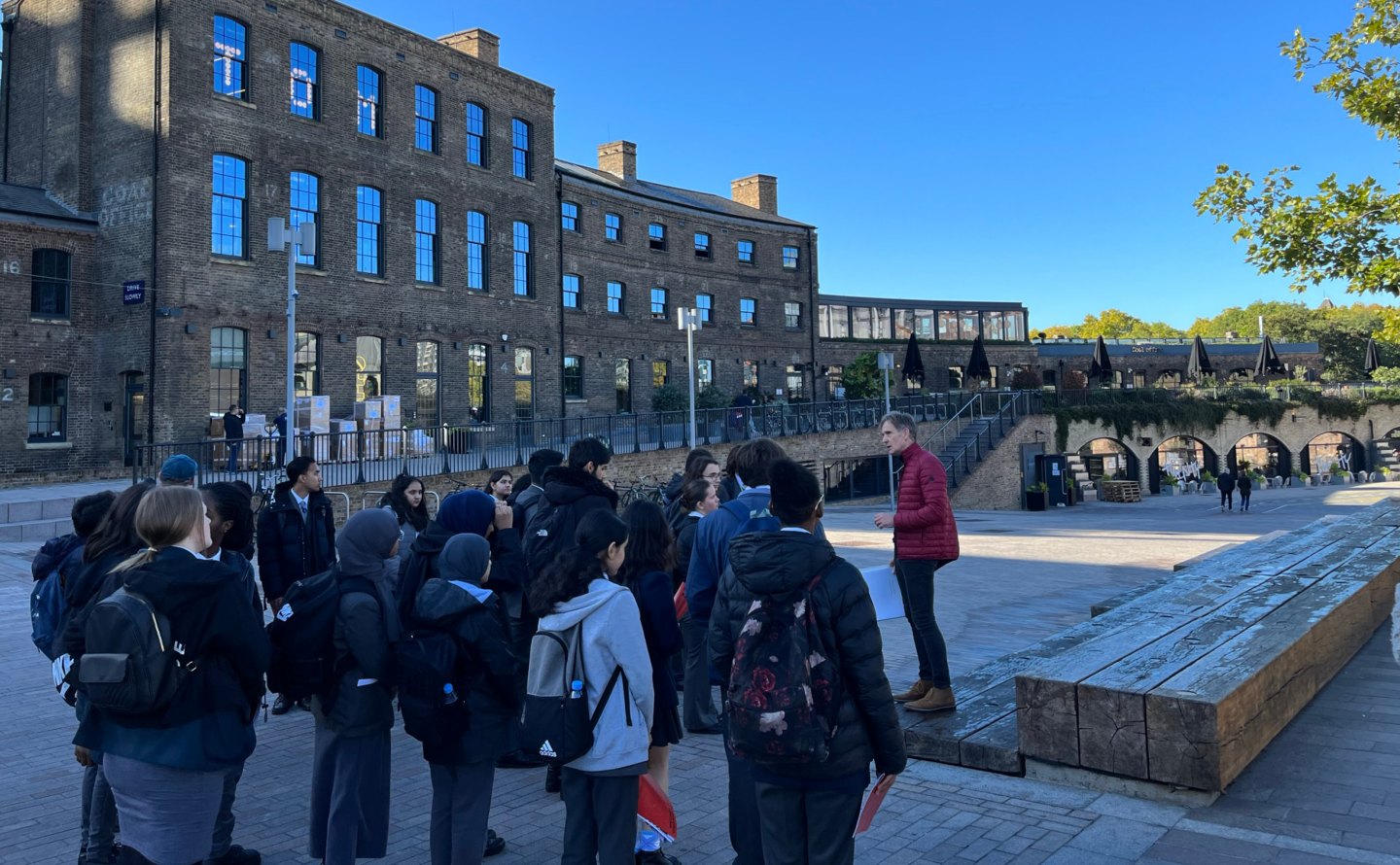 Kelmscott School tour explores King's Cross regeneration | John McAslan ...